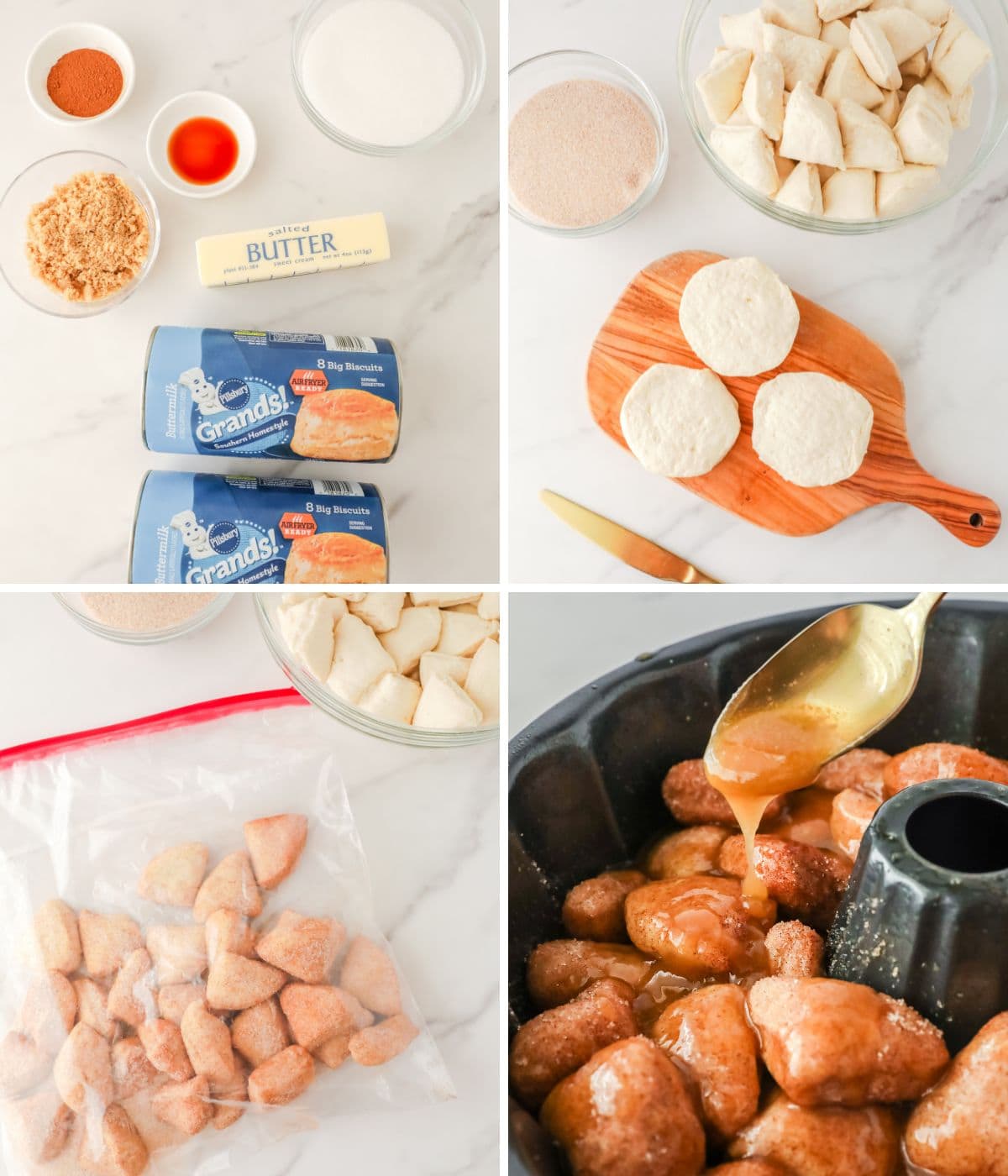 Irresistible Monkey Bread Recipe with Pillsbury Biscuit Dough ...